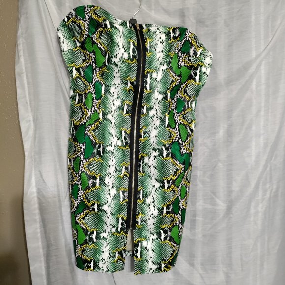 Fashion Nova | Dresses | Fashion Nova Snake Skin Print Mini Dress ...